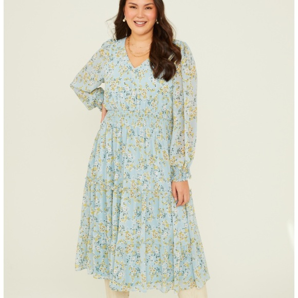 ARULA | Dresses | New Arula Floral Dress Plus Size A X Nwt | Poshmark